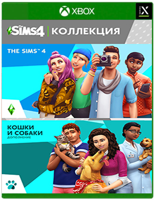 Купить Sims 4 + Cats and Dogs Bundle для Xbox One | Xbox Series X в ...