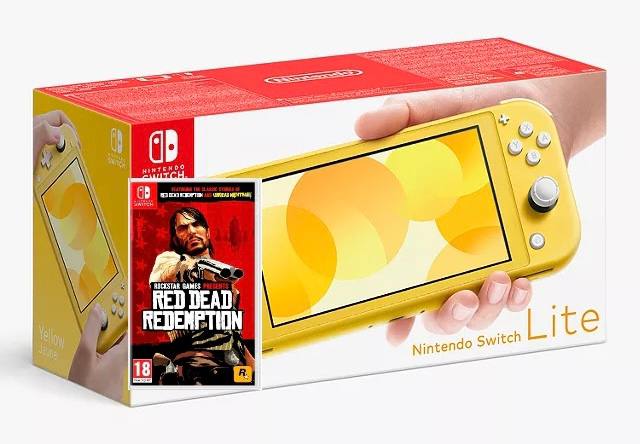 Купить Nintendo Switch Lite Yellow + Игра Red Dead Redemption в Киеве с ...