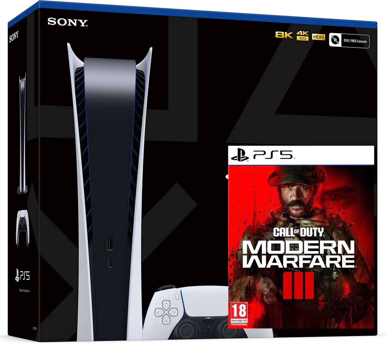 Купить PlayStation 5 Digital Edition + Call of Duty: Modern Warfare 3 в ...