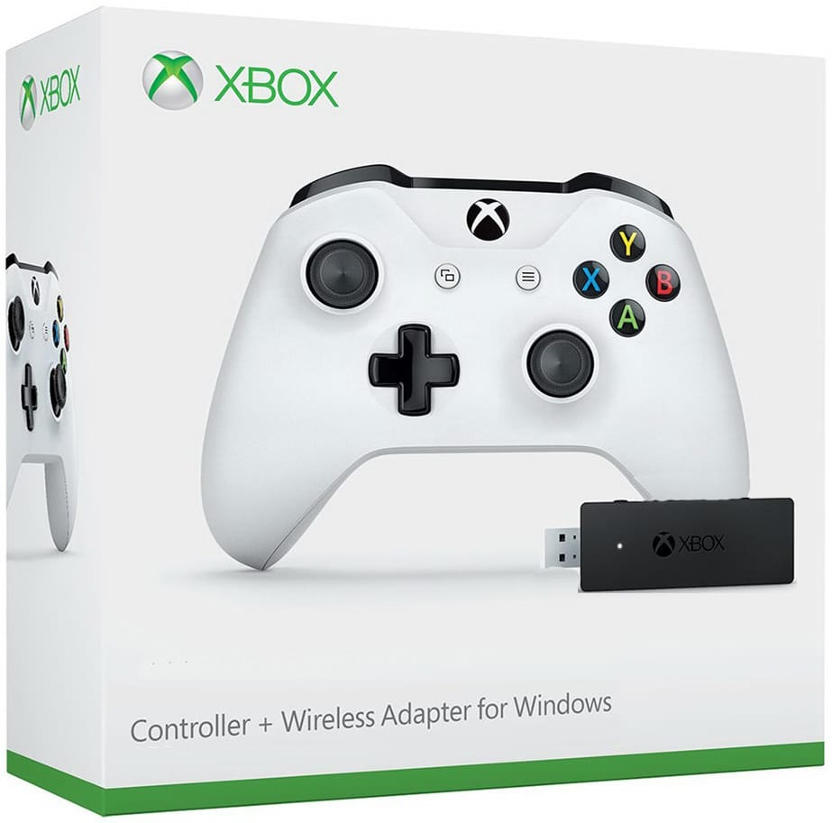 ≡ Microsoft Xbox One S Wireless Controller with Bluetooth (White ...