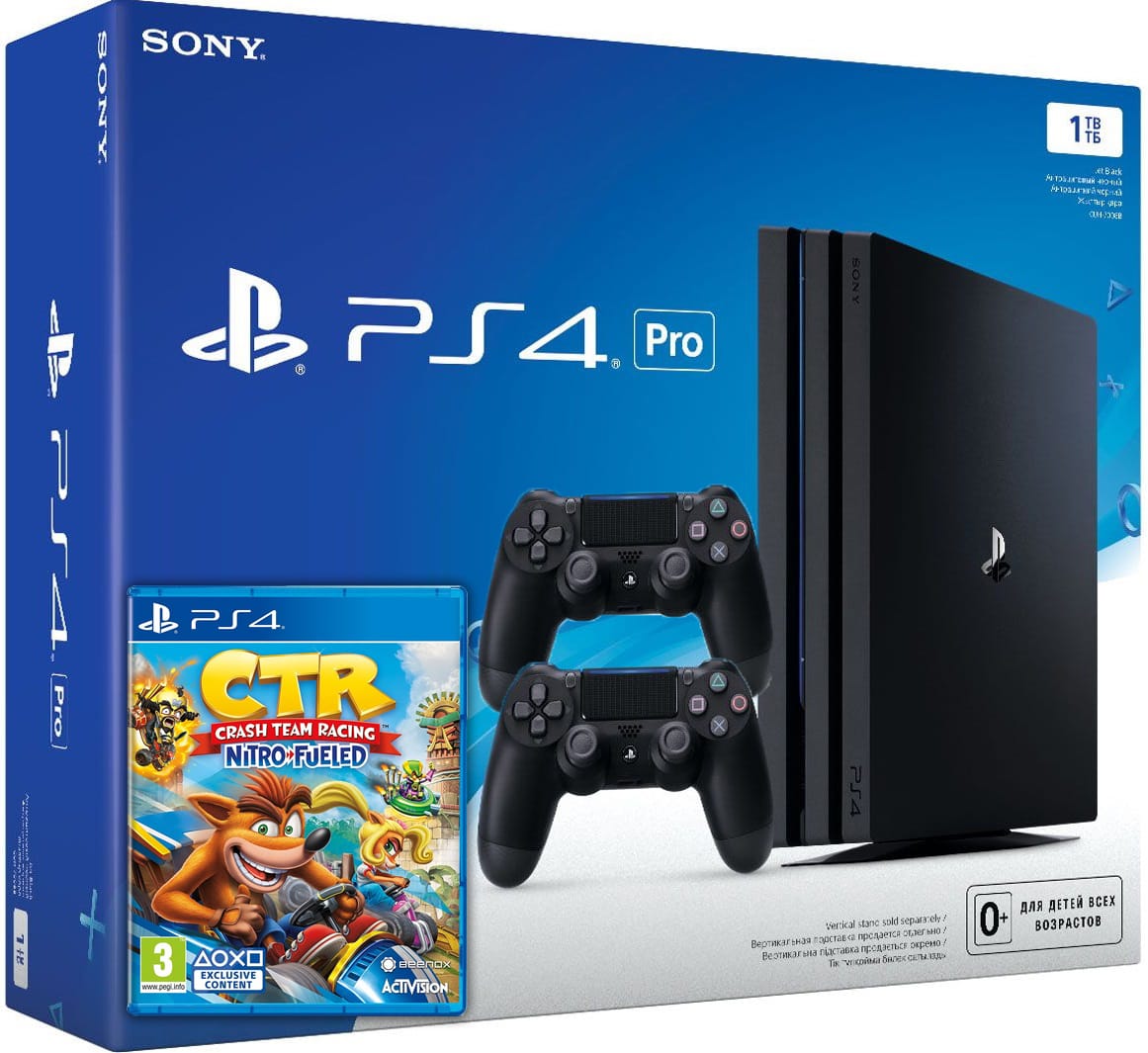 ≡ Sony Playstation 4 PRO 1Tb + Crash Team Racing Nitro-Fueled ...