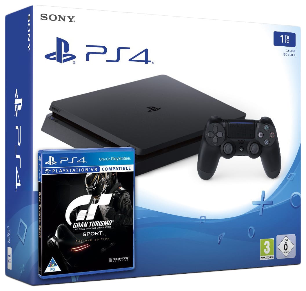 ≡ Sony Playstation 4 Slim 1Tb+Gran Turismo Sport. Day One Edition ...