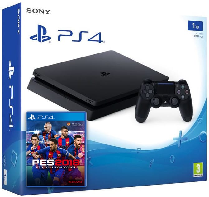 ≡ Sony Playstation 4 Slim 1Tb + PES 2018 (російська версія) – купити в ...