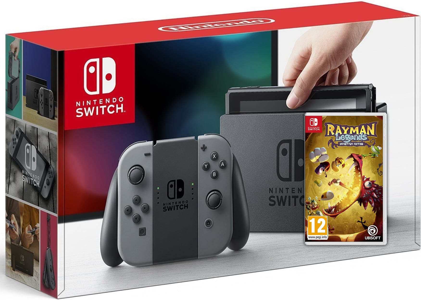 Купить Nintendo Switch Gray + Rayman Legends: Definitive Edition в ...