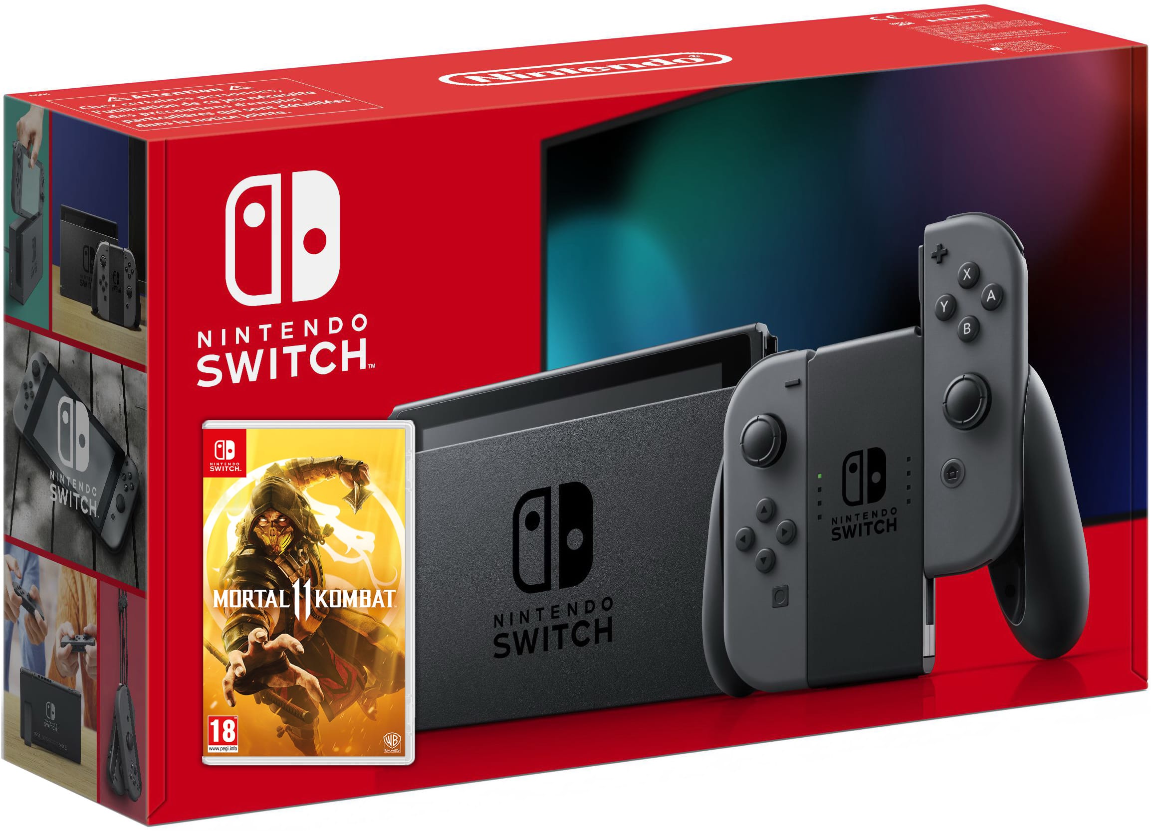 Купить Nintendo Switch Gray (Upgraded) + Mortal Kombat 11 в Киеве с ...