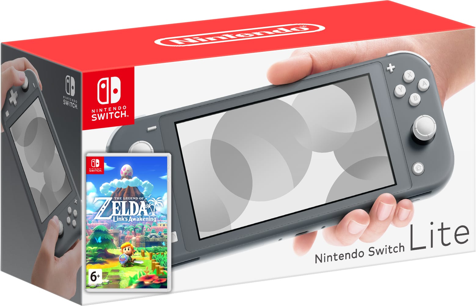 Купить Nintendo Switch Lite Gray + The Legend of Zelda: Link's ...