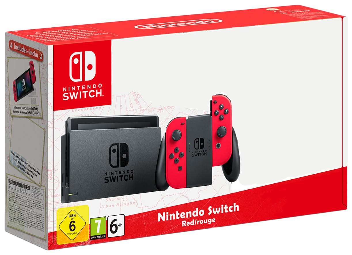 ≡ Nintendo Switch Red-Rouge – купить в интернет-магазине Up2date, цены ...