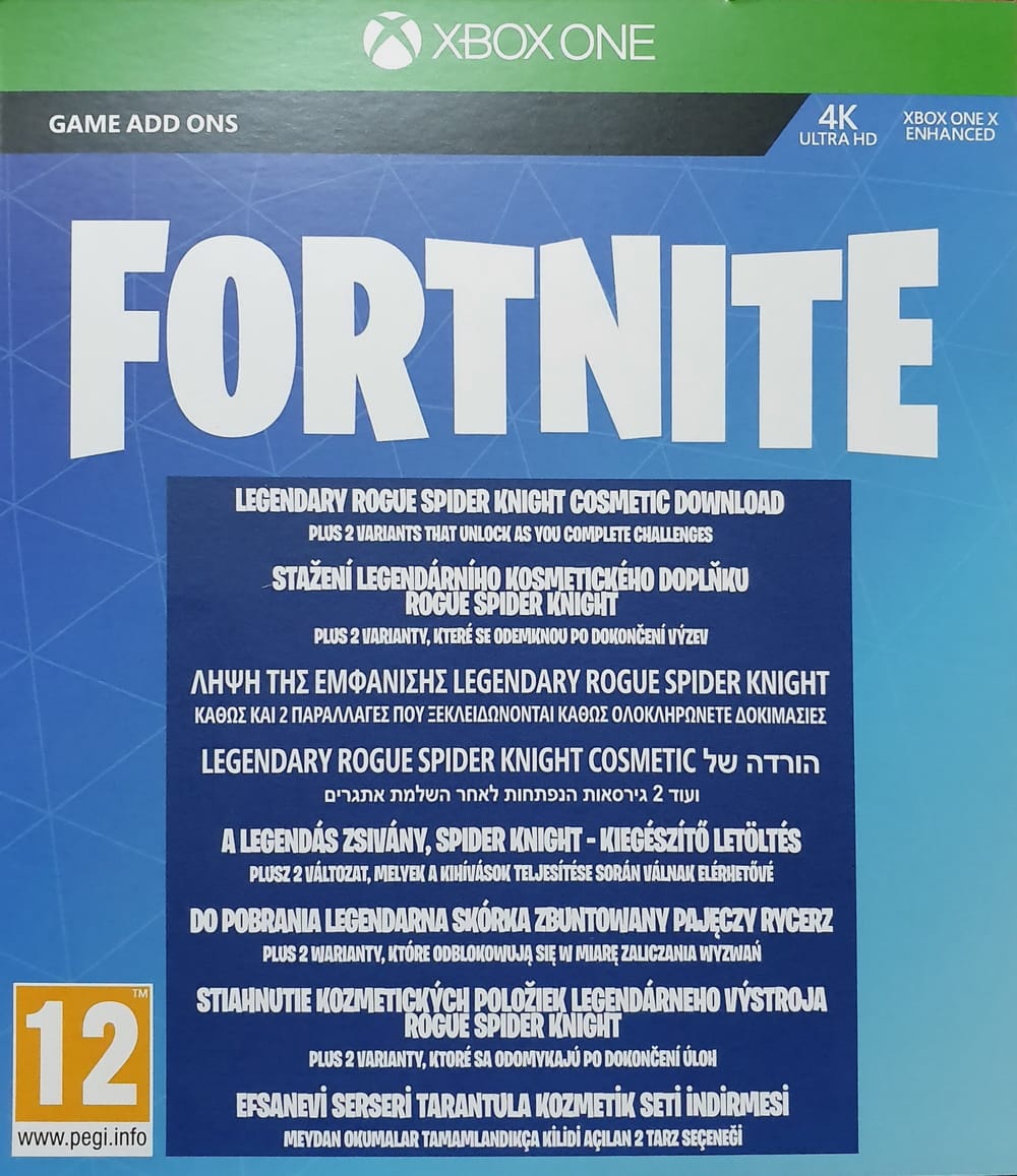 ≡ Fortnite Legendary Rogue Spider Knight (ваучер на скачивание) (Xbox ...